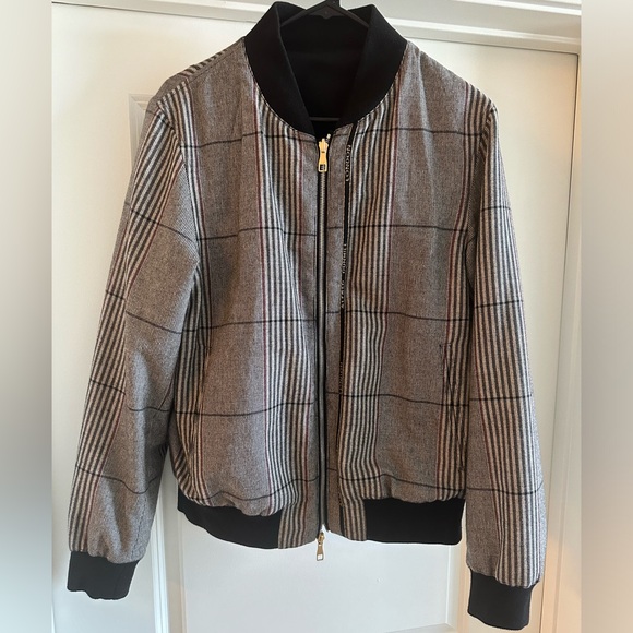 Dunhill | Jackets & Coats | Dunhill Selvedge Check Track Jacket | Poshmark